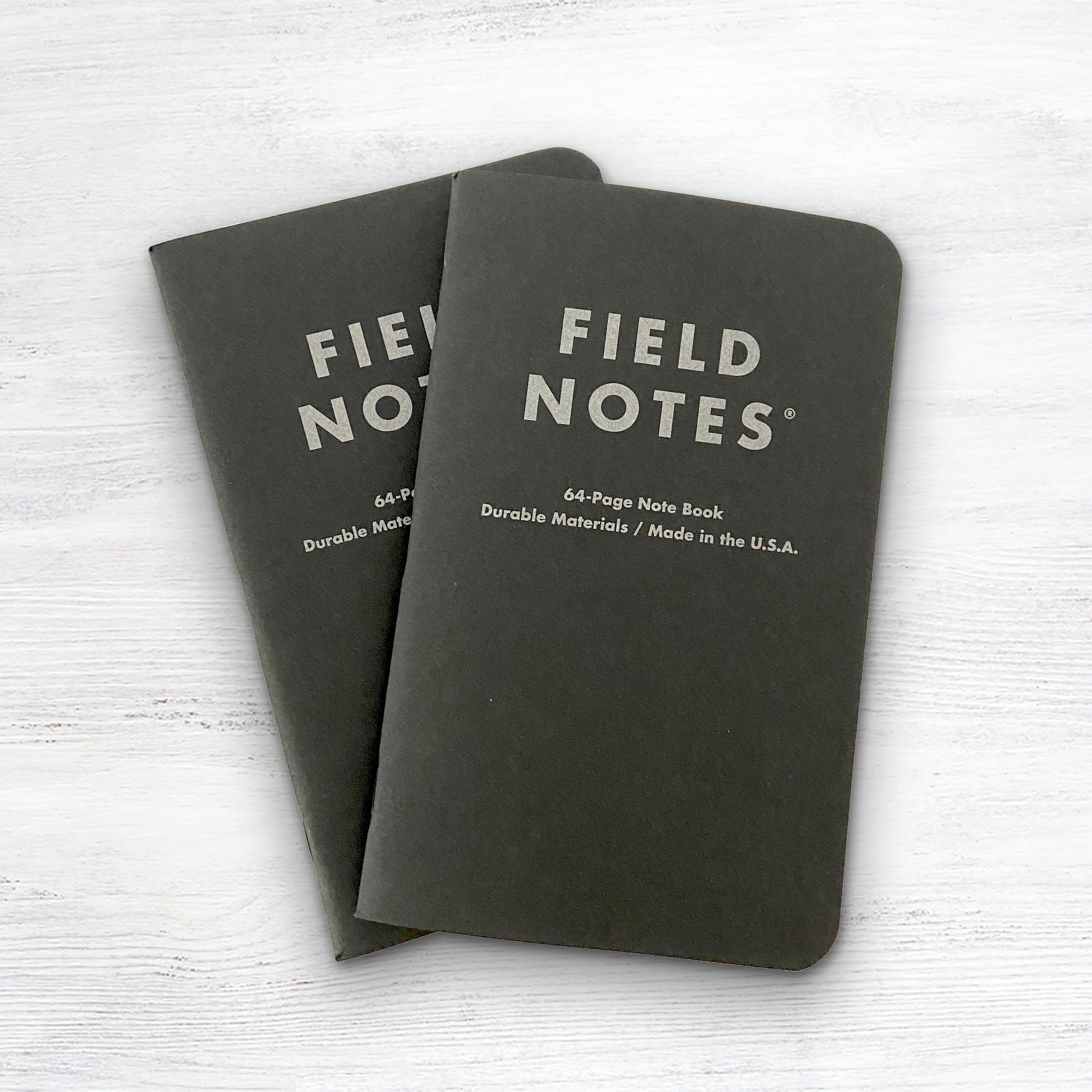 Field Notes Pitch Black Dot Graph Note Book 2-Pack